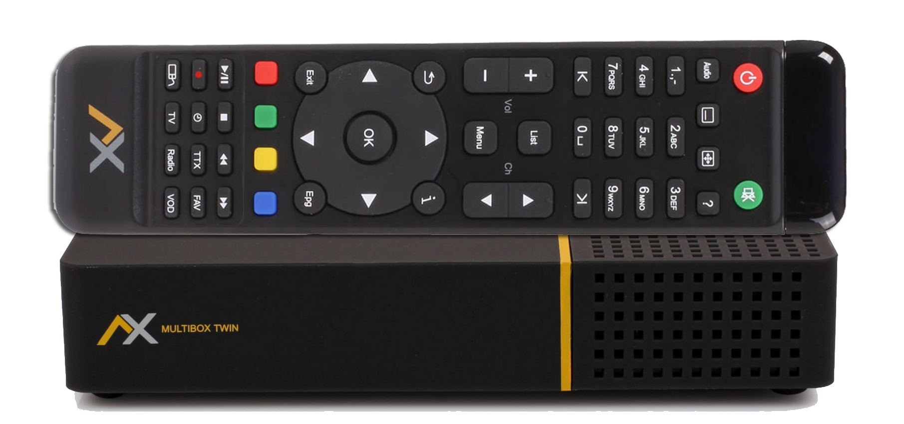 Odbiornik Linux AX 4K Multibox Twin